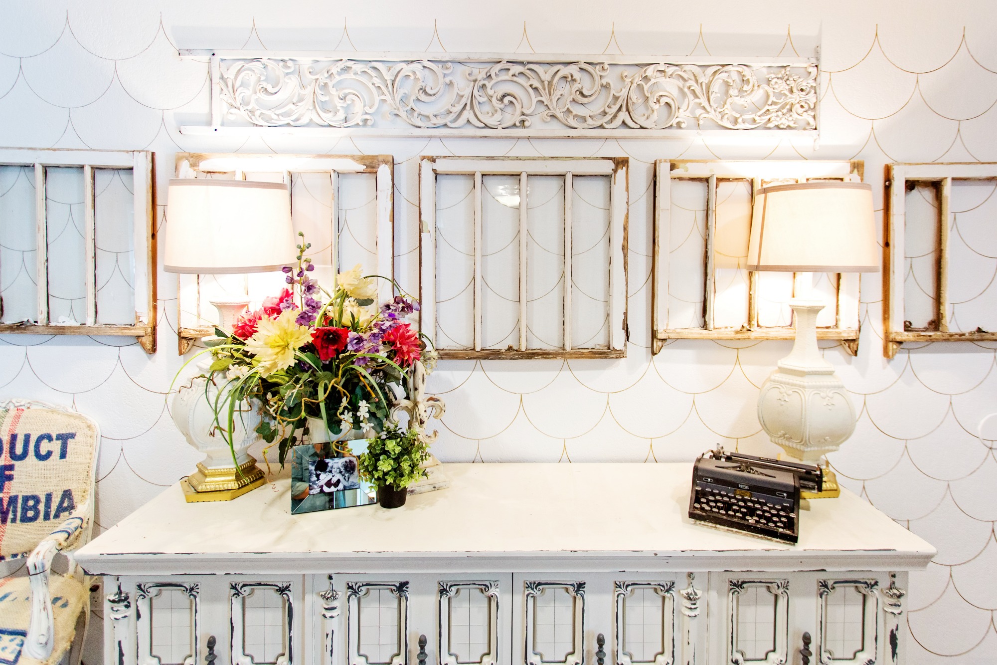 DIY Scalloped Accent Wall