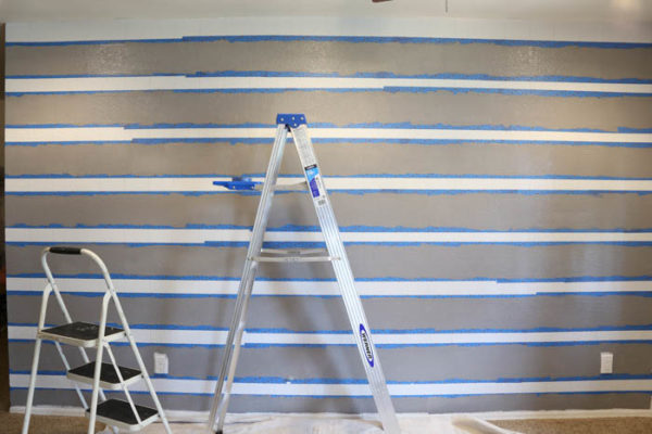 DIY Buffalo Check Wall