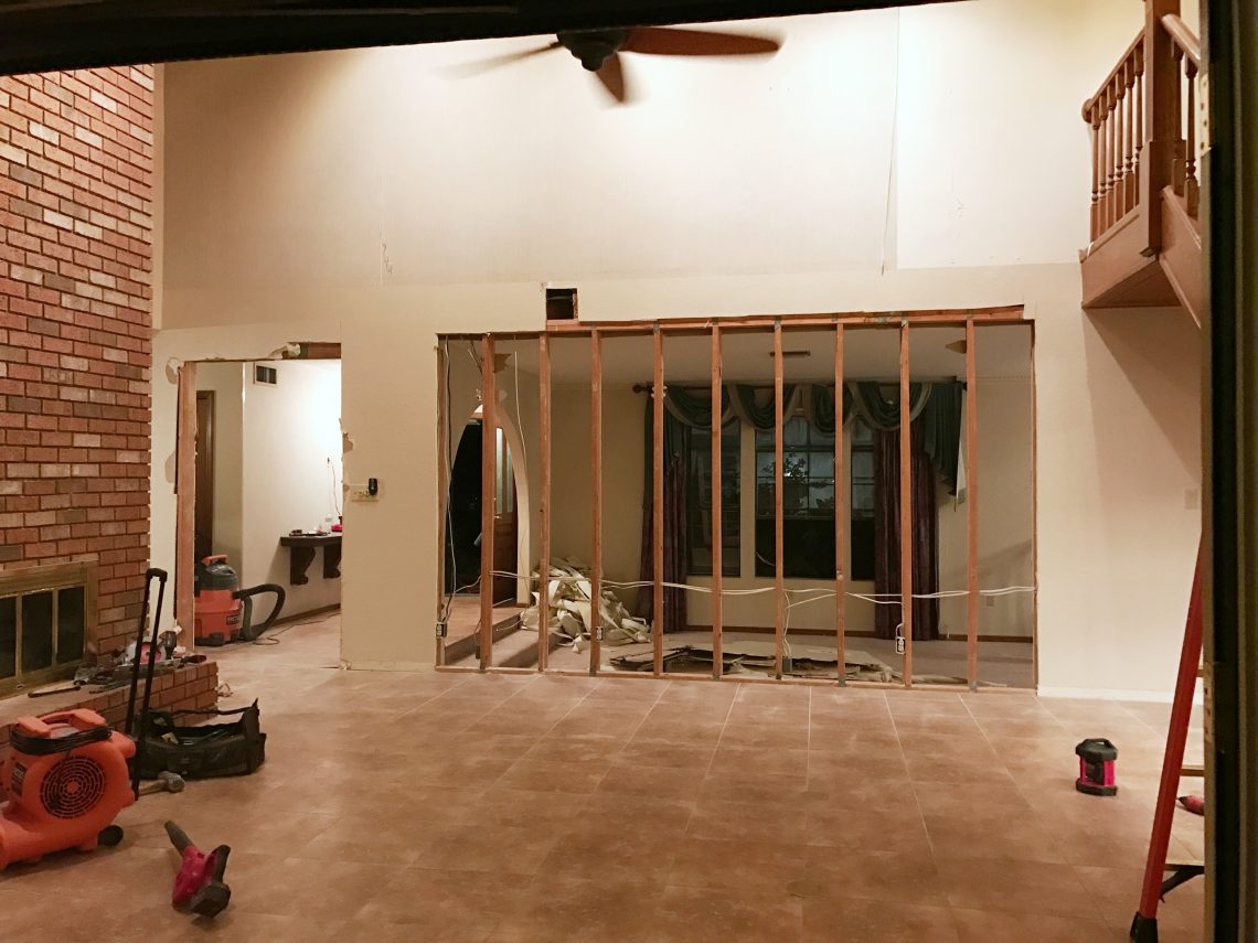 Removing a Wall: The Wall that Changed our House