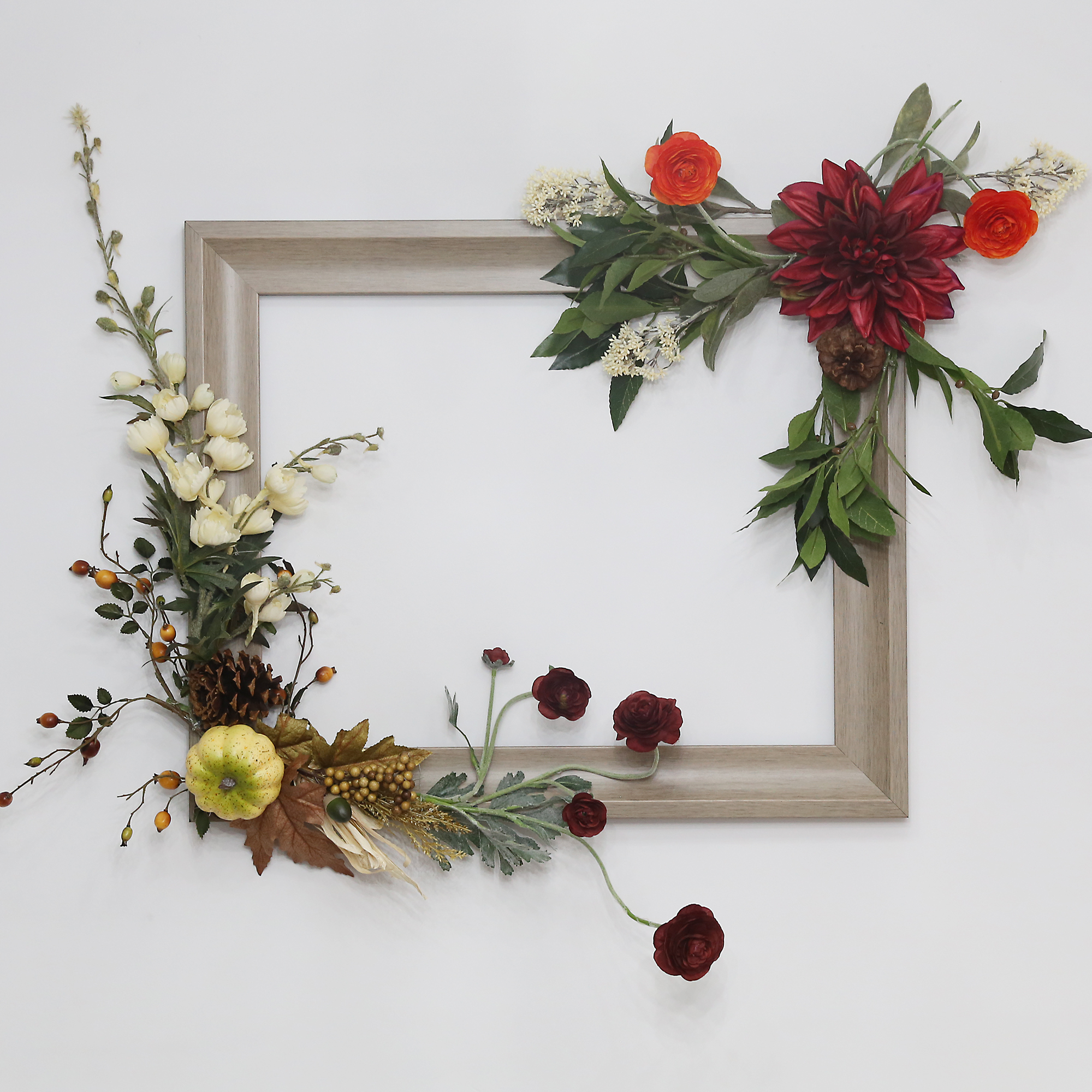 DIY Floral Frames - Classy Clutter