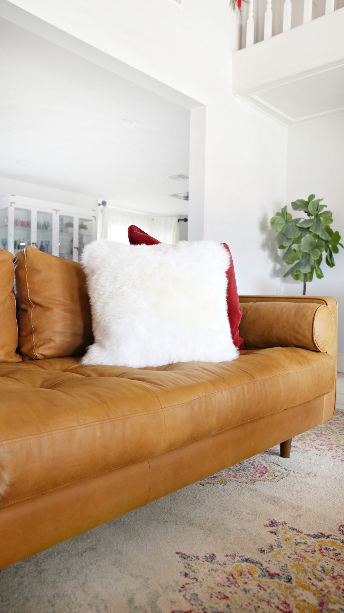 Modern Ranch Reno: My new Article Leather Sofas
