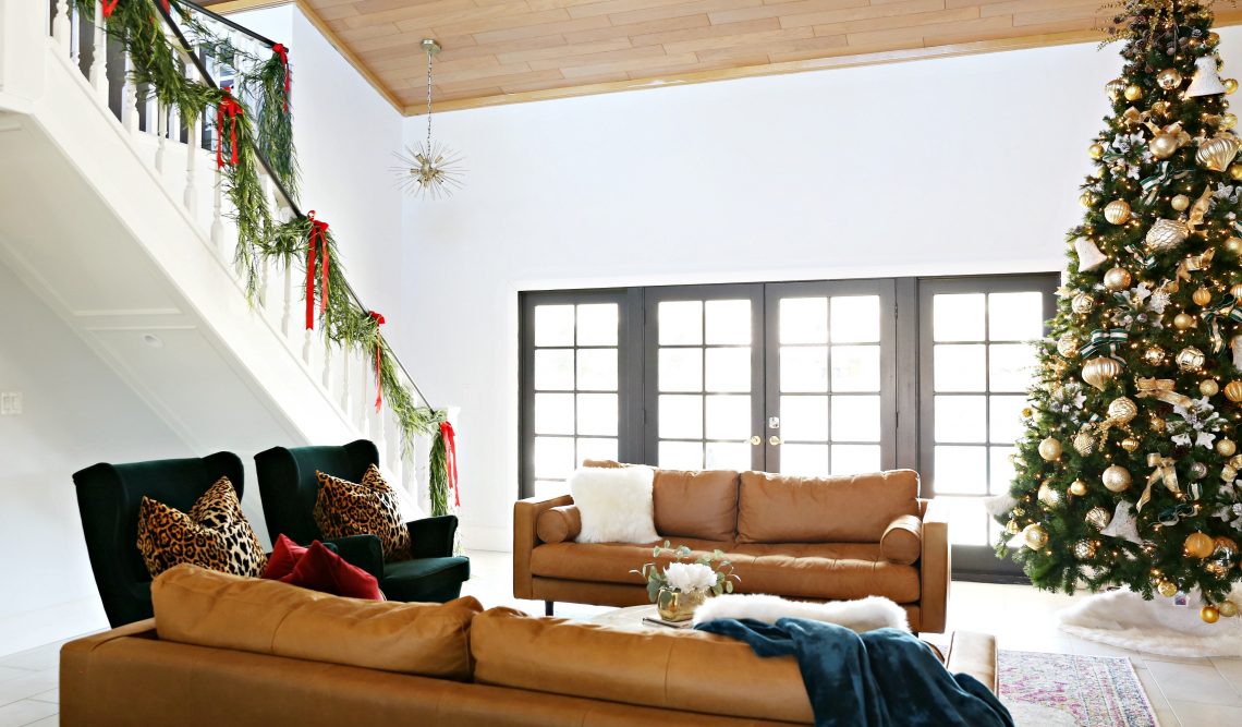 Modern Ranch Reno: My new Article Leather Sofas