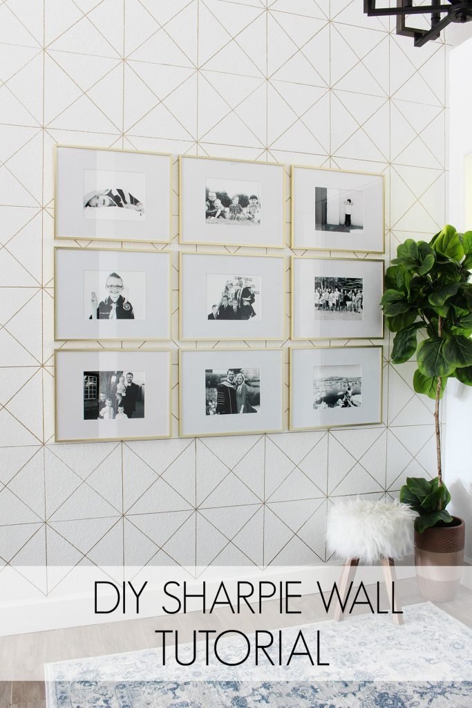 Easy DIY Sharpie Wall Tutorial