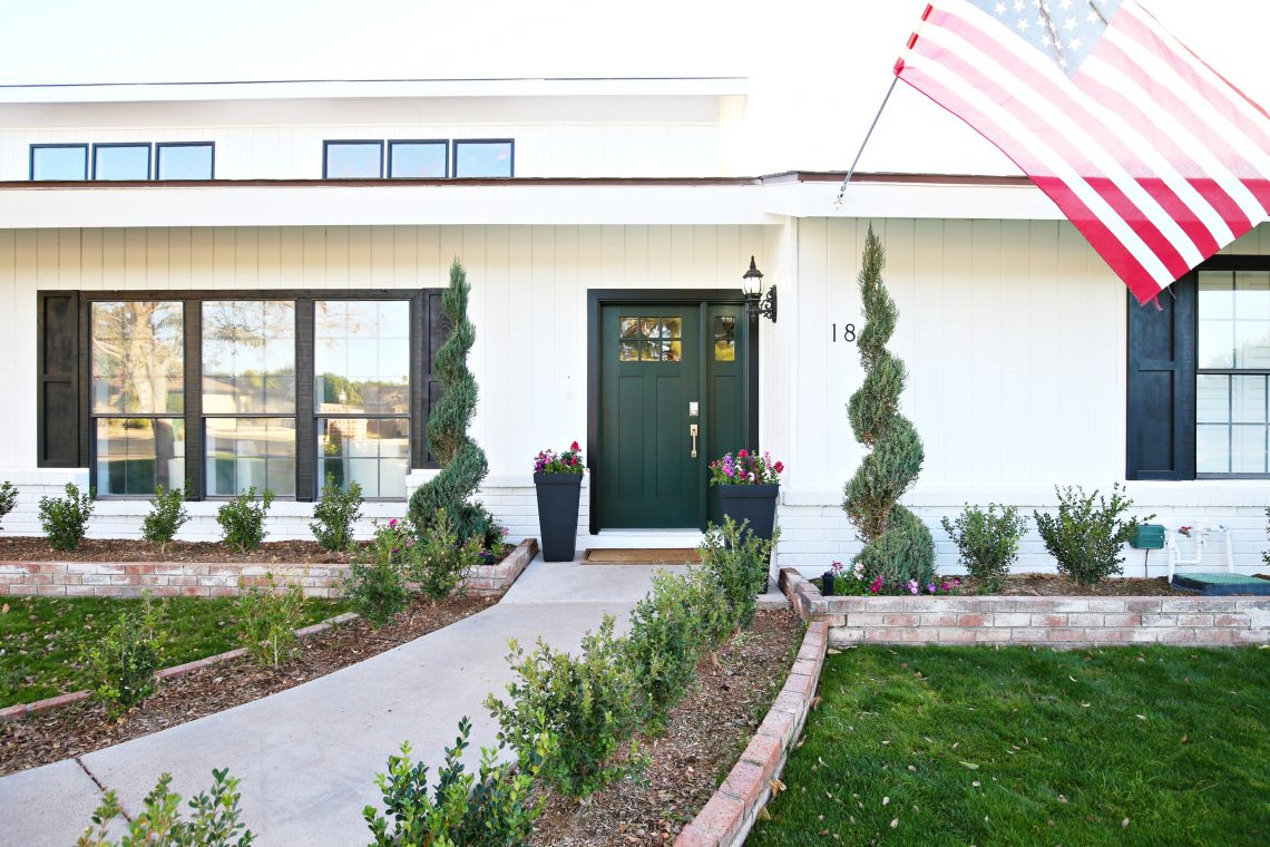 Modern Ranch Reno: New Front Door and Hardware
