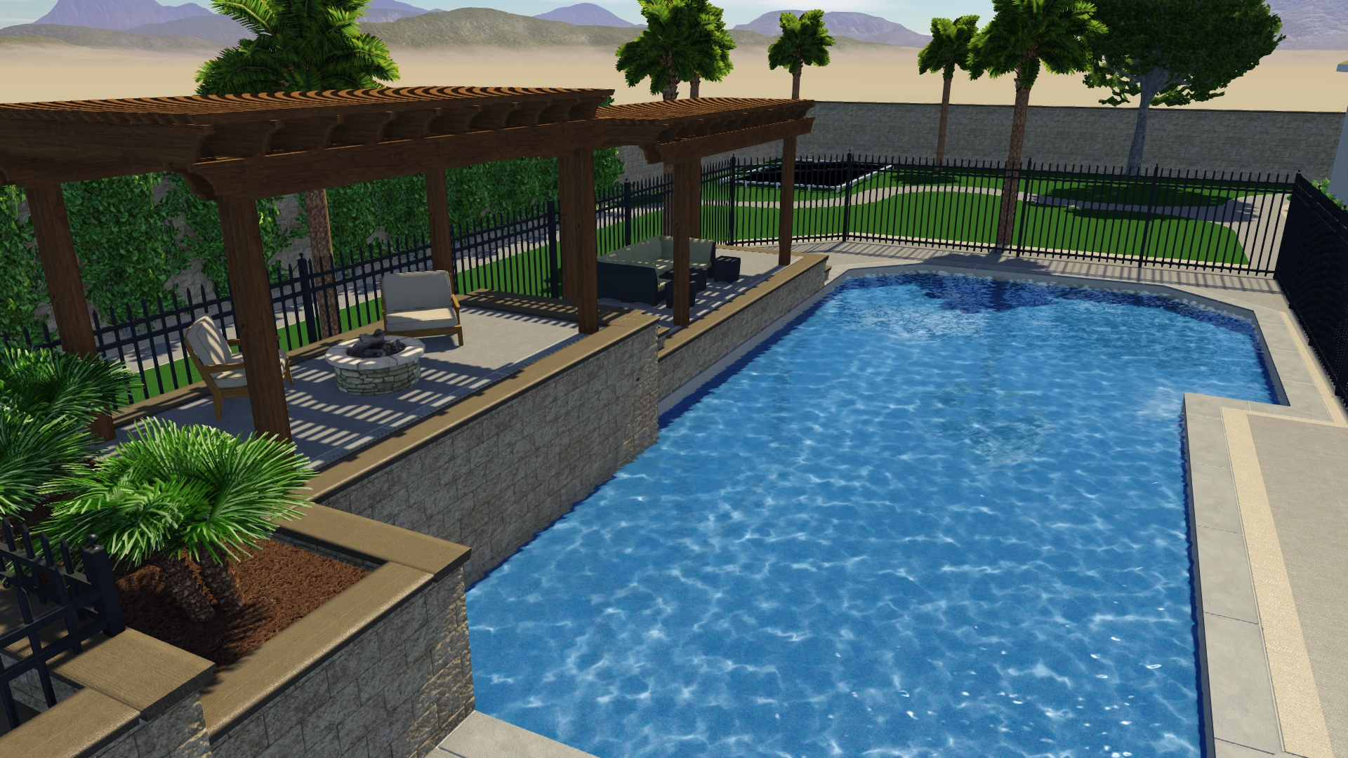 Modern Ranch Reno: Backyard Plans