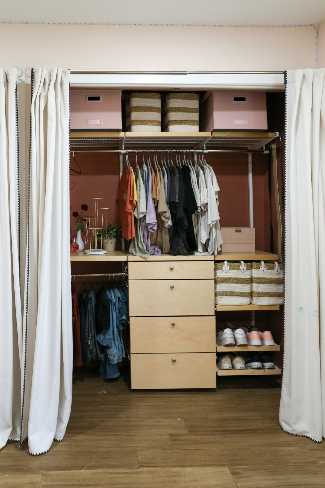 The Container Store Closet Elfa System | Our Honest Review